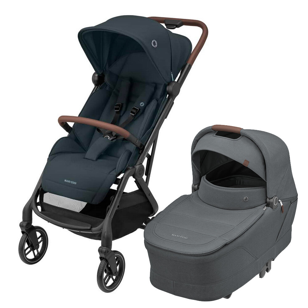 Детская коляска 2в1 Maxi-Cosi Soho, цвет Essential Graphite / Twillic Graphite (Графитовый)