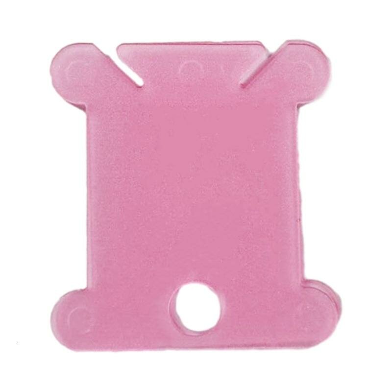 Пластиковая катушка для хранения ниток, Розовый