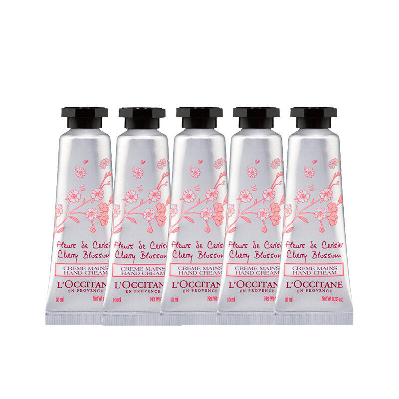 Крем для рук унисекс LOCCITANE Sweet Cherry Blossom с маслом ши и ароматом вишневого цвета, 10 мл, стик