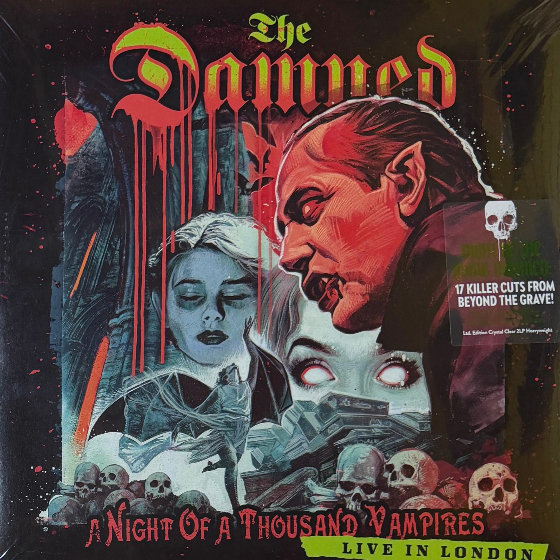 Виниловая пластинка The Damned A Night Of A Thousand Vampires 2LP Clear