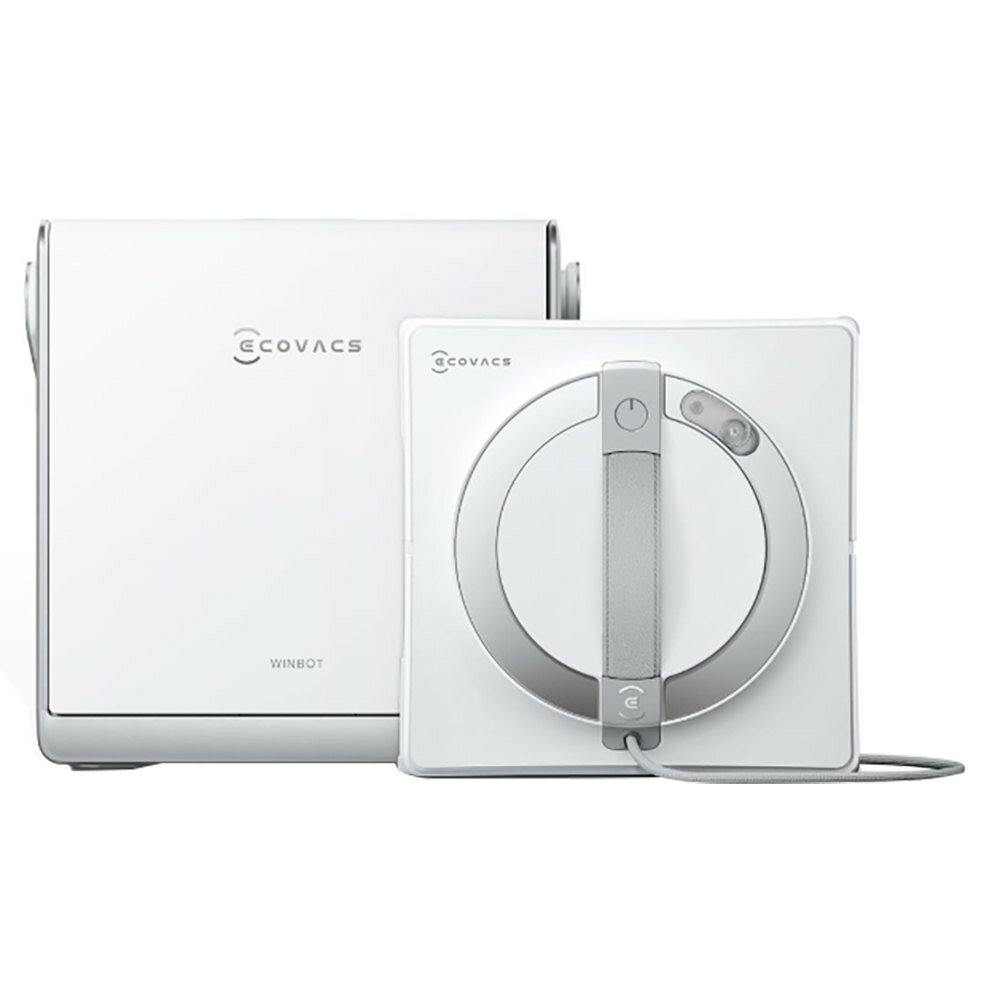 Робот-мойщик окон Ecovacs Winbot W2 Pro Omni WG851-11 с док-станцией, распылением воды, WIN-SLAM 4.0, 7 режимов уборки, аккумулятором и защитой от падения