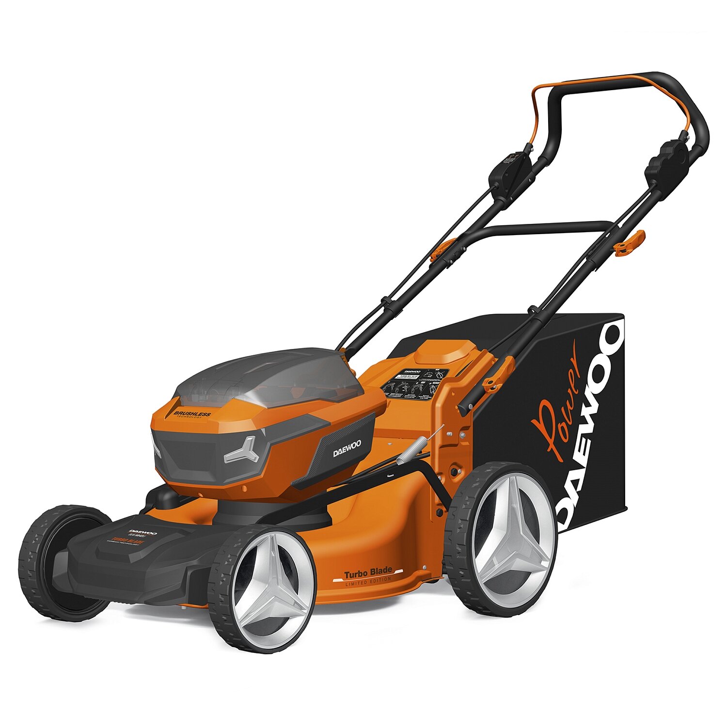 Аккумуляторная газонокосилка DAEWOO DLM 5042Li SET с 2 АКБ 4 Ач и ЗУ