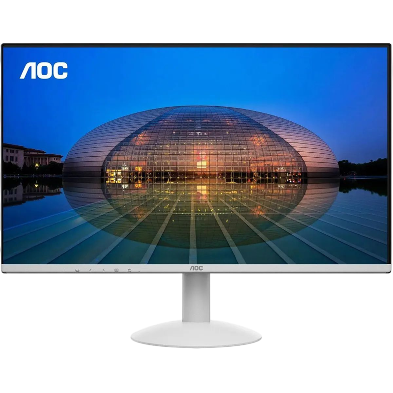Монитор AOC 24B30H3/BW 23.8', 1920x1080, IPS, 120hz, 20M:1, 300cd, 4ms, VGA, HDMI 1.4, VESA, 3Y, White