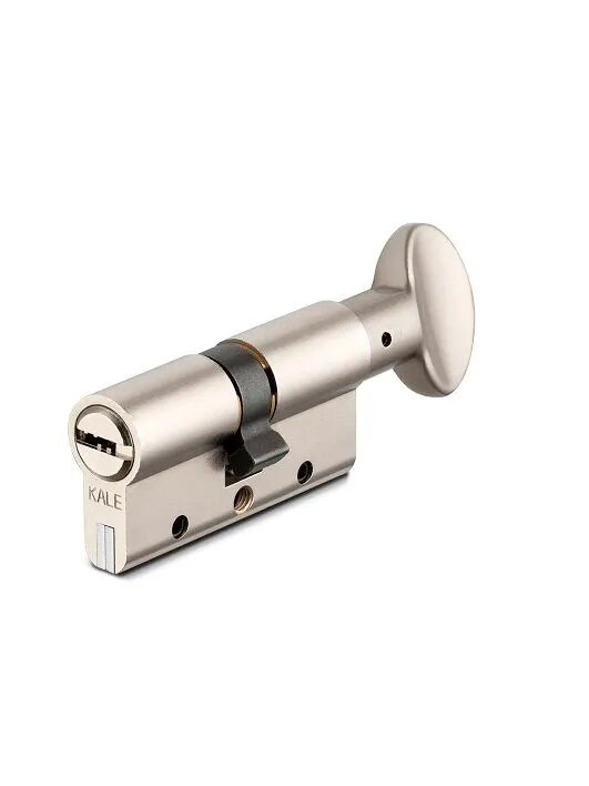Цилиндр личинка замка KALE 90мм 45х45 (40+10+40) ключ-вертушка 164DBМE, никель, 5 ключей, 4 класс