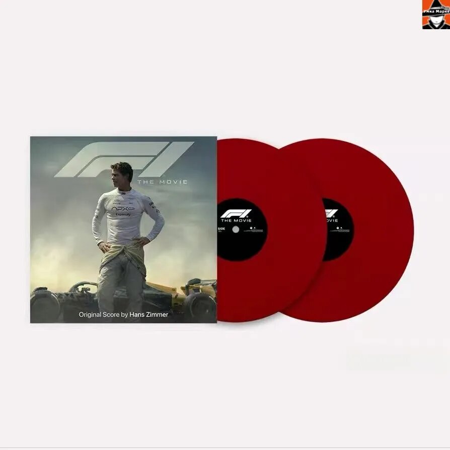 F1 (Formula 1) Original Score by Hans Zimmer 2LP Виниловая пластинка Красный винил