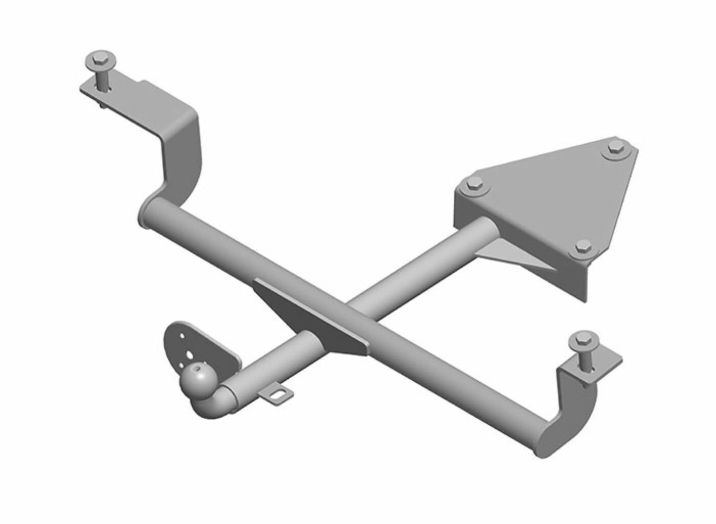Фаркоп для ВАЗ 2110, 2111, 2112, 2170, 2171, 2172 1996- Тип шара: H (несъемный сварной). Нагрузки: 800/50 кг, VAZ-60