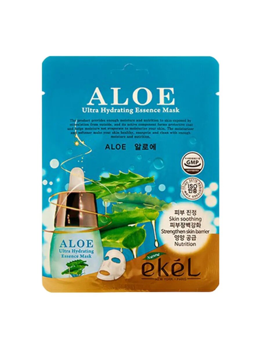 Тканевая маска для лица Ekel с экстрактом алоэ 25 мл