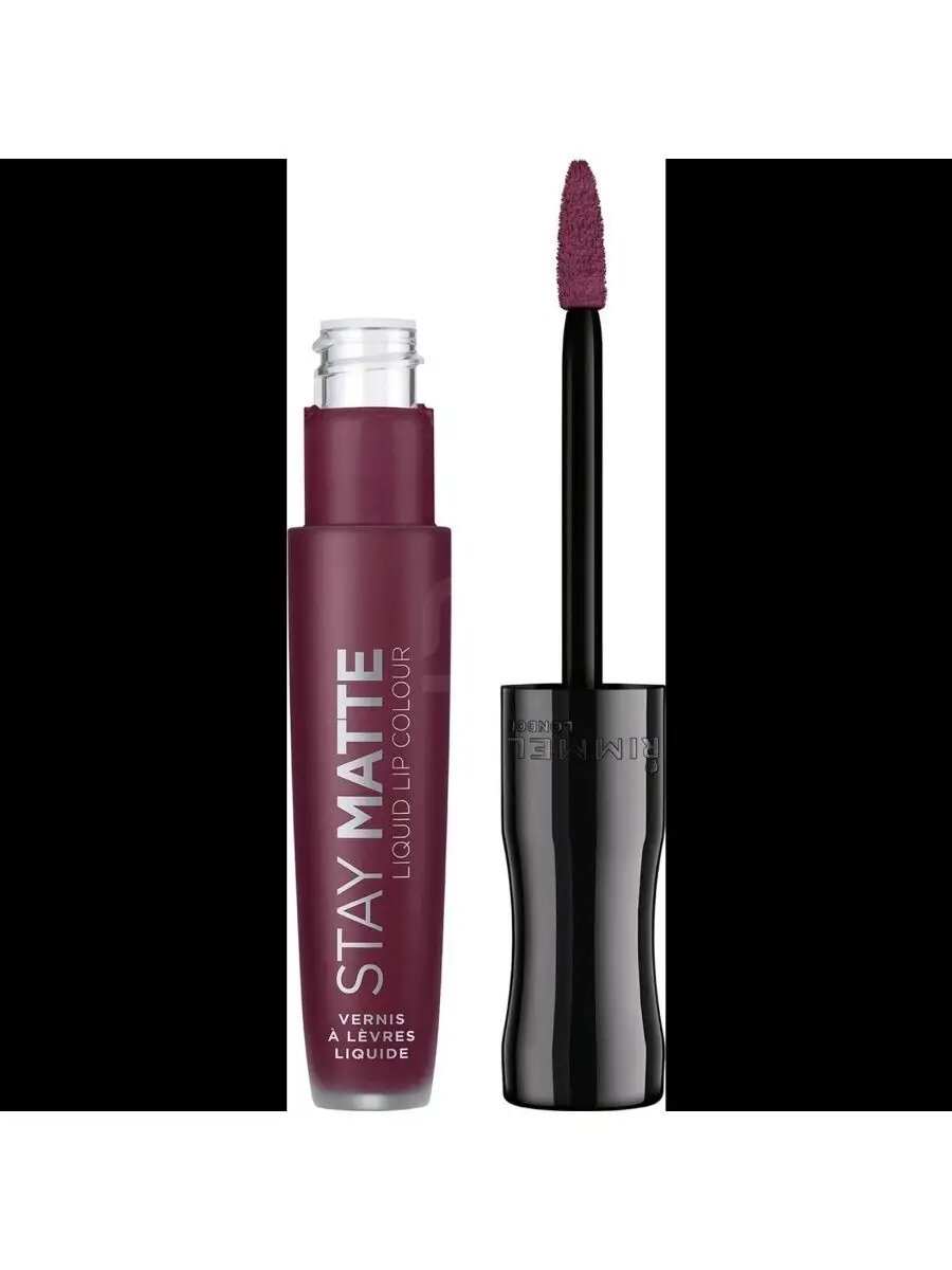 Губная помада жидкая Rimmel London Stay Matte 800 midnight 5