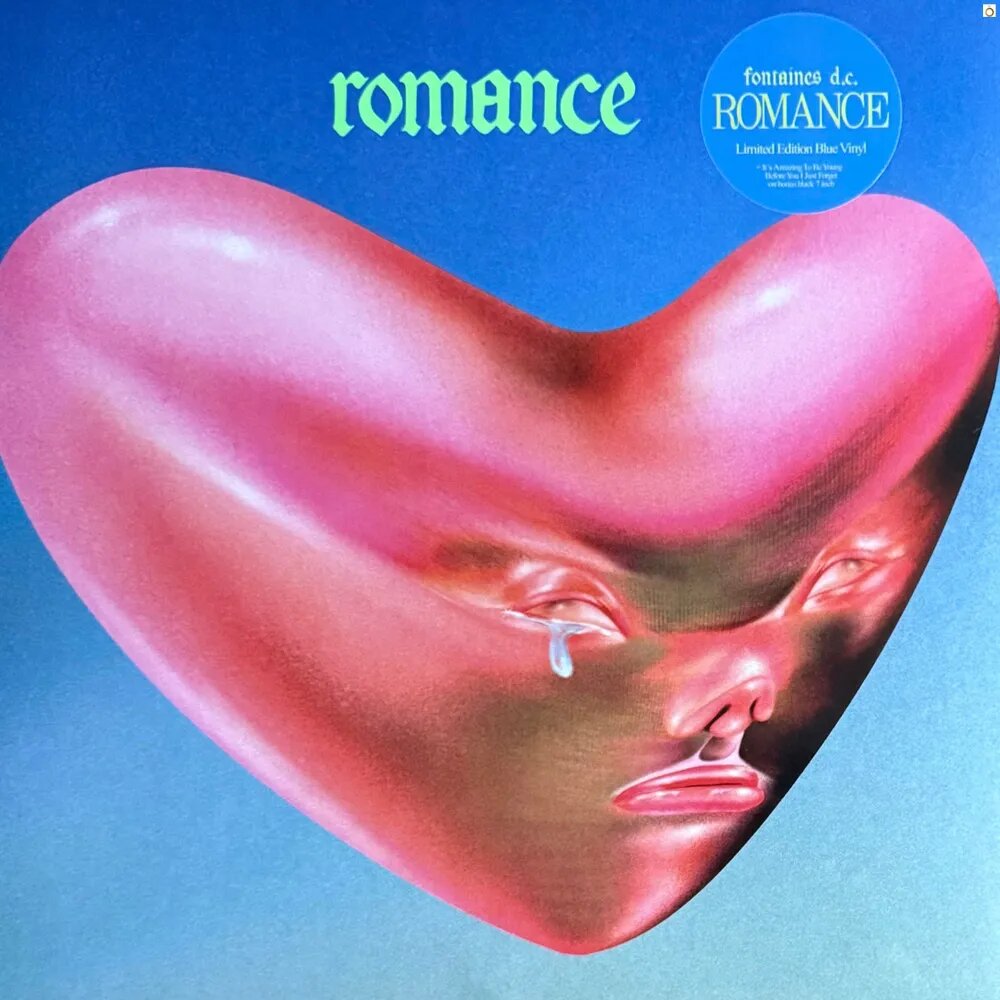 Виниловая пластинка Fontaines D.C. - ROMANCE (Limited Edition Blue Vinyl) Post Punk 12" Импортное — фото 1