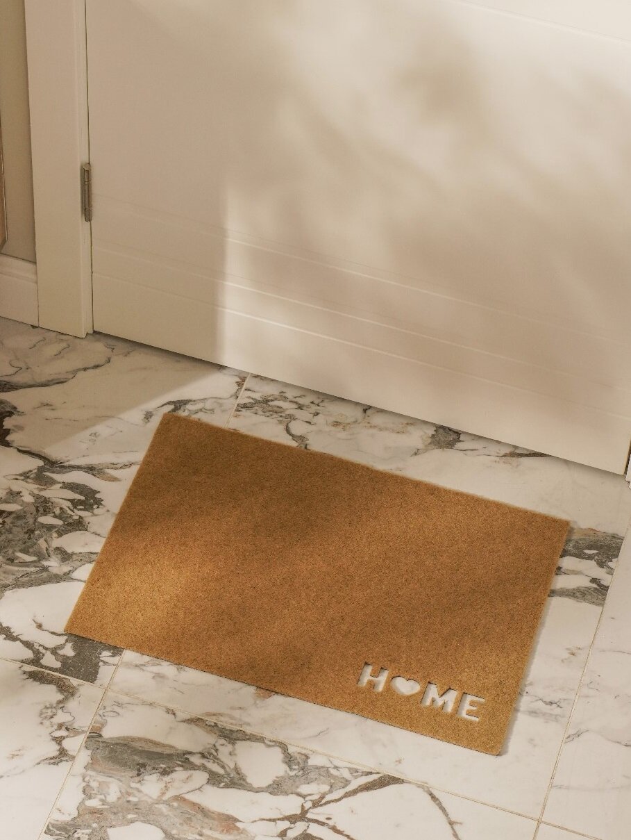 Коврик придверный щетинистый SL Home, 40×60 см, цвет бежевый