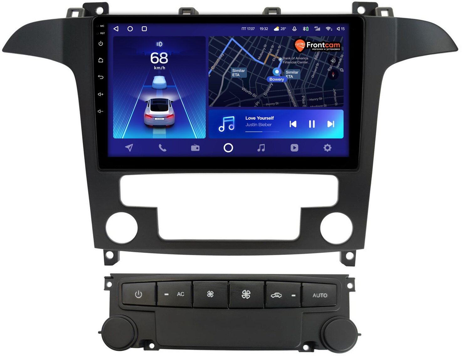 Штатная магнитола Ford S-Max, Galaxy 2 2006-2015 (авто с NAVI) Teyes CC2 PLUS 6/128 9" RM-9-5493 Android 10 (4G-SIM, DSP, QLed)