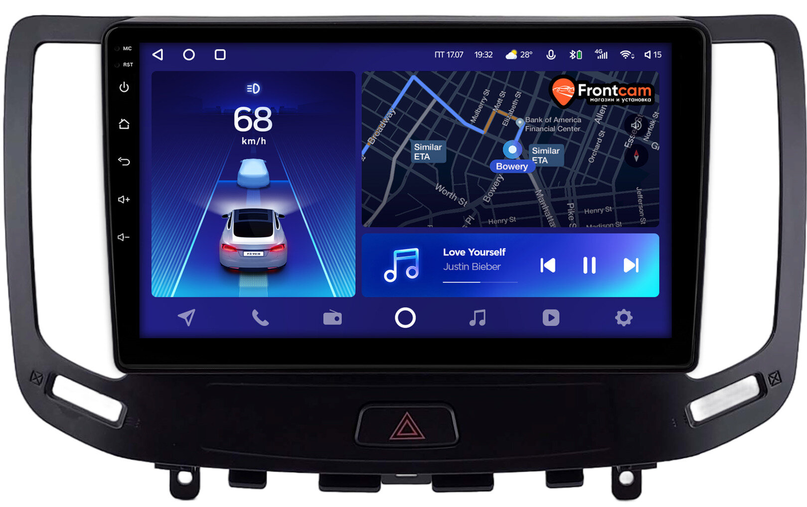 Штатная магнитола Infiniti G25, G35, G37 2006-2013 (Тип B, авто с кнопкой TEL, can BSJ, с сохранением оригинала) Teyes CC2 PLUS 6/128 9" RM-9-2173 And