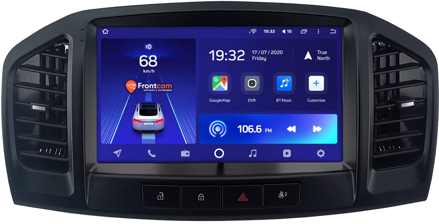 Штатная магнитола Teyes CC2L PLUS 2/32 9" RM-9-2067 Opel Insignia 2008-2013 Android 8.1 (DSP, IPS, AHD)