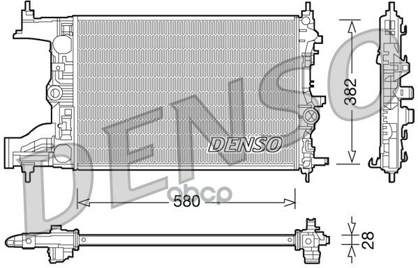 Радиатор Denso арт. drm20096