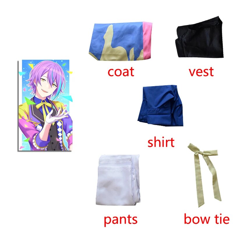 Игра Kamishiro Rui Косплей Проект Sekai Красочные сценические костюмы для косплея Костюмы для выступлений Парик Хэллоуин Карнавал Cos Взрослые мужчины