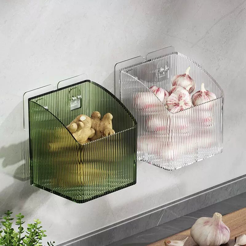 Контейнер для хранения лука, имбиря и чеснока, настенная подставка для яиц, волшебный контейнер для продуктов,