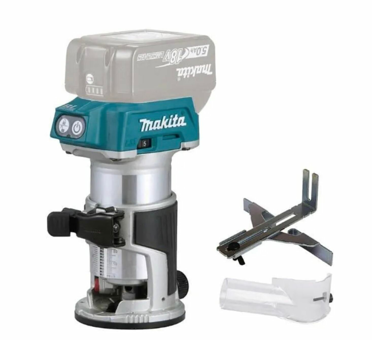 Аккумуляторный вертикальный фрезер Makita LXT DRT50Z