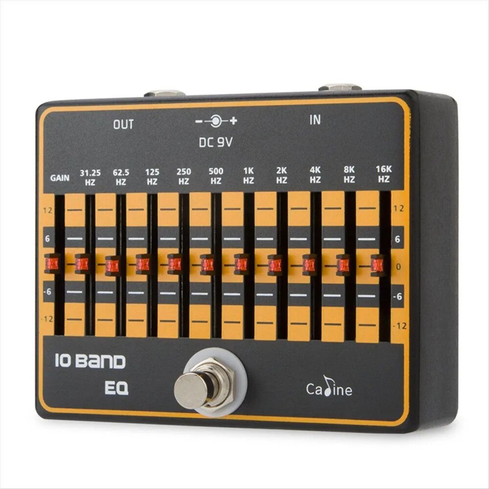 CP-24 10-Полосный Эквалайзер, Педаль Эффектов Для Электрогитары