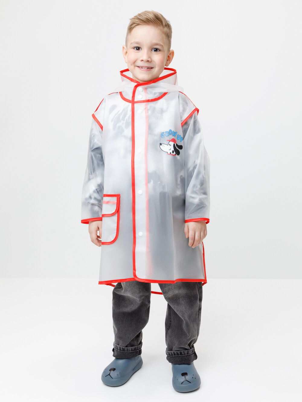 Плащ-дождевик детский дождевик, демисезон