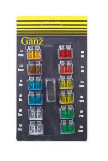 Предохранители флажковые GANZ GRP15001 Ваз 2101-09 12 шт