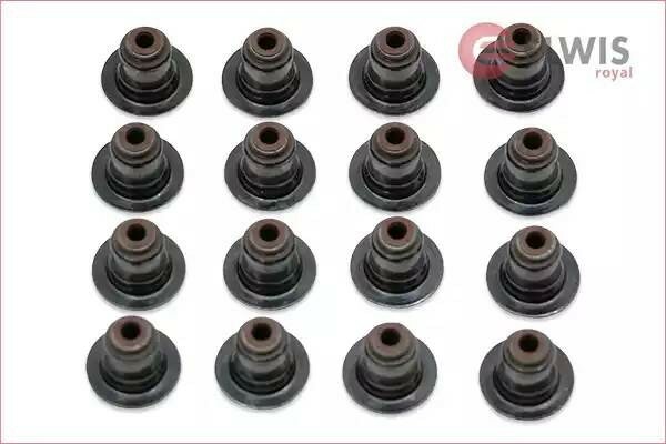 Маслосъемные колпачки ELWIS ROYAL 9015416 18х22,6х5/9 мм, Bmw F20, F21, F30, F31, F35, F80, Citroen Berlingo, C3, C4, C5, Ds3, Ds4, Ds5, Mini R55, R56, R58, R60, R61, комплект из 16-ти штук