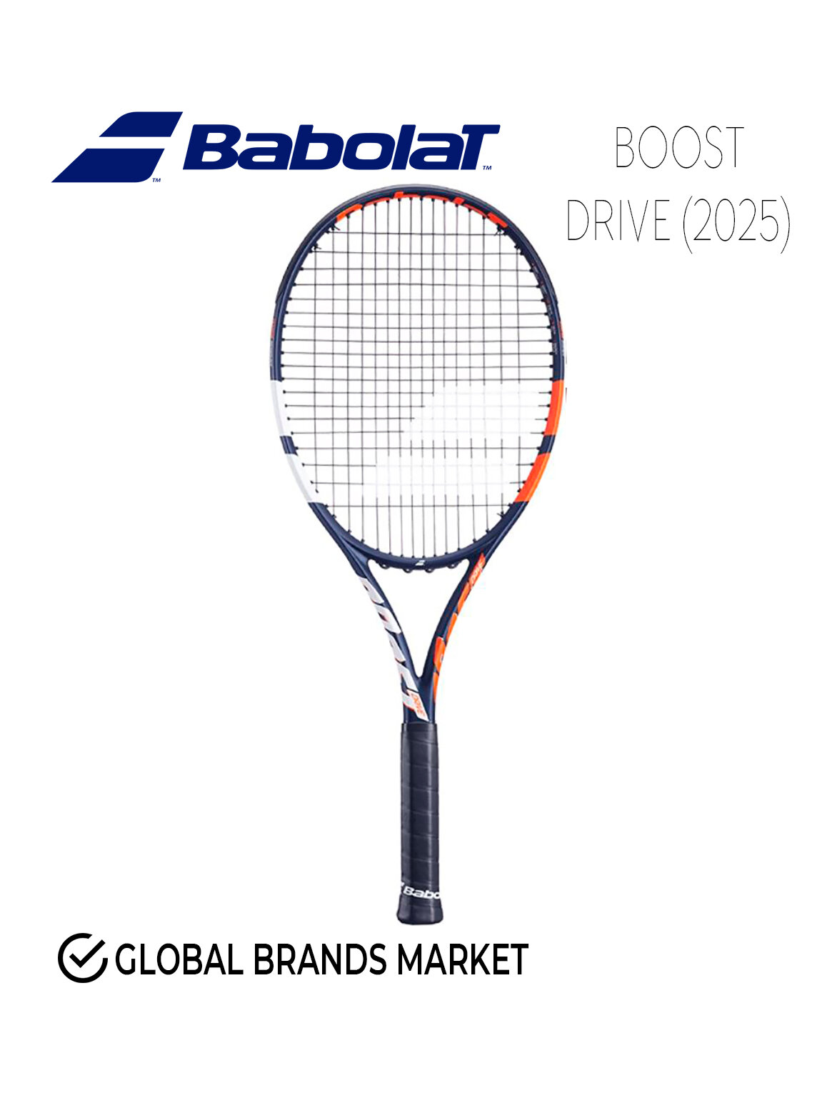 Теннисная ракетка Babolat Boost Drive (2025) 121263, ручка: 2, 260 гр