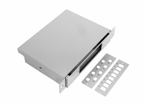 Оптический бокс Цмо БОН-М-10 ST 10", 8 портов, светло-серый