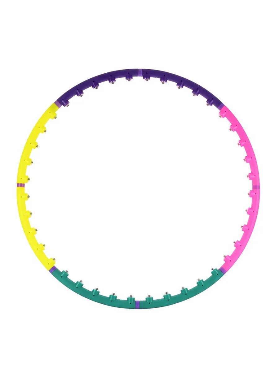 SILAPRO Обруч Хула Хуп, магнитный, массажный, 95см, 1кг (10