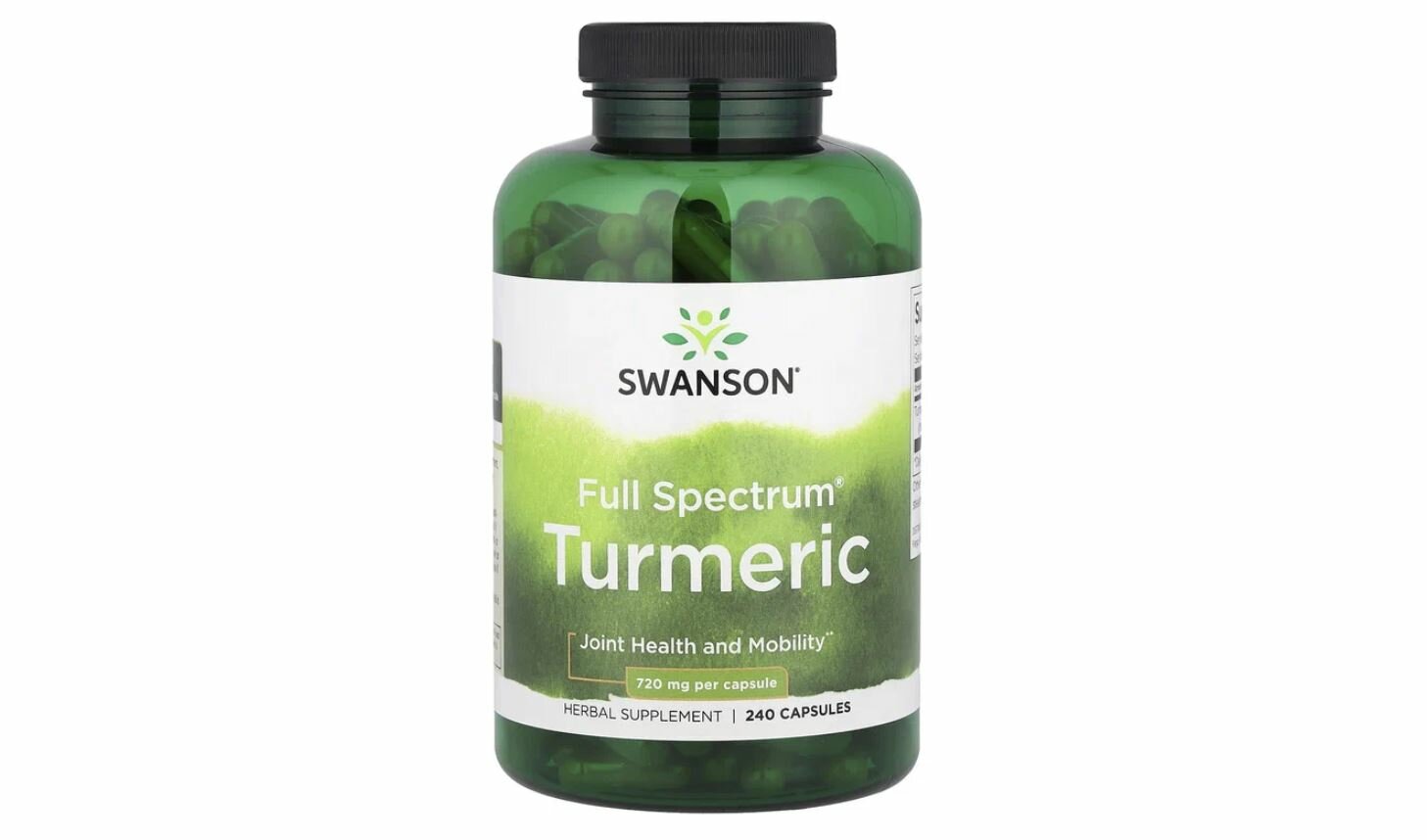 Swanson Full Spectrum Turmeric , Полный спектр куркумы 720 мг, 240 капсул