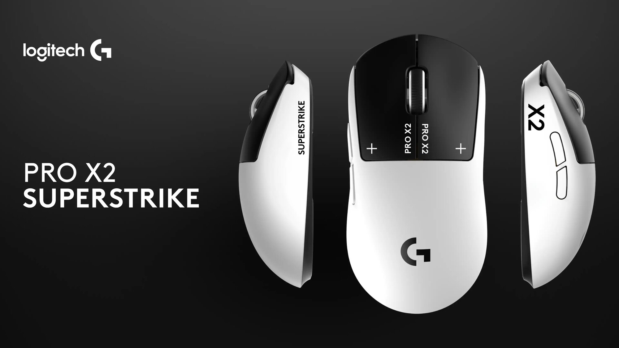 Мышь игровая Logitech G Pro X2 Superstrike, беспроводная, 5 кнопок