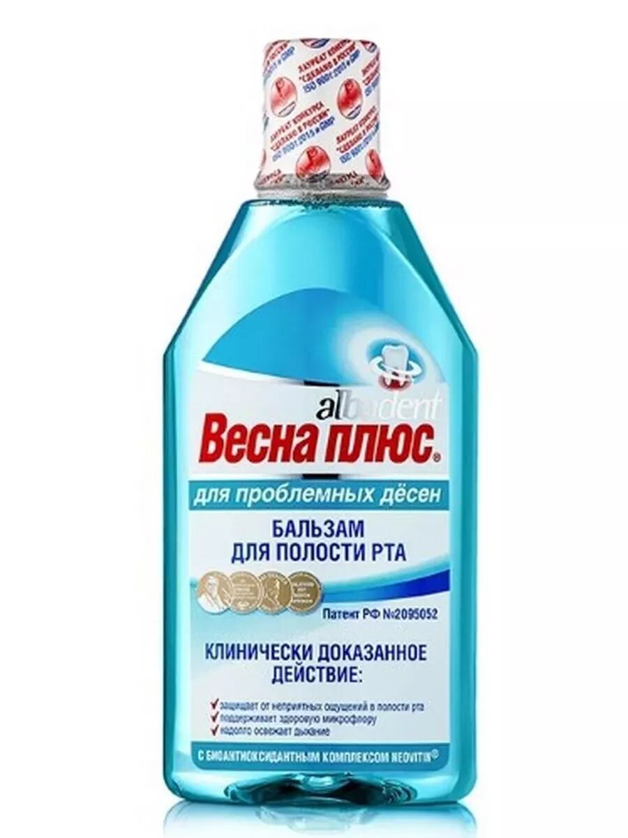 Весна плюс бальзам для полости рта 400 мл-1шт.