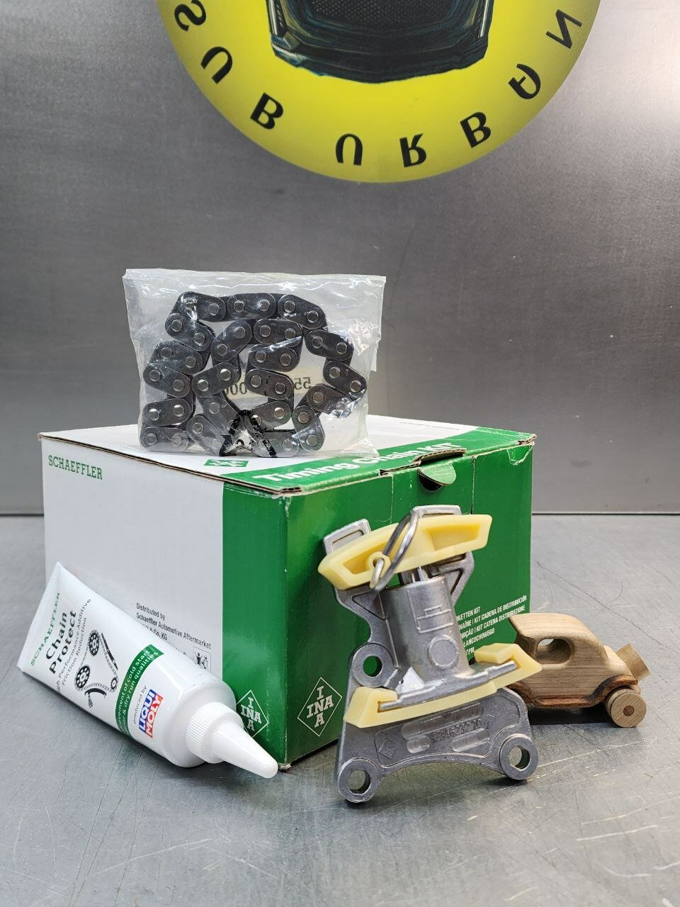 Комплект цепи привода распредвала, Ауди А3 А4 А6, Шкода Октавия, Фольксваген Гольф Джетта Пассат 2.0 FSI/TFSI, INA 559009110