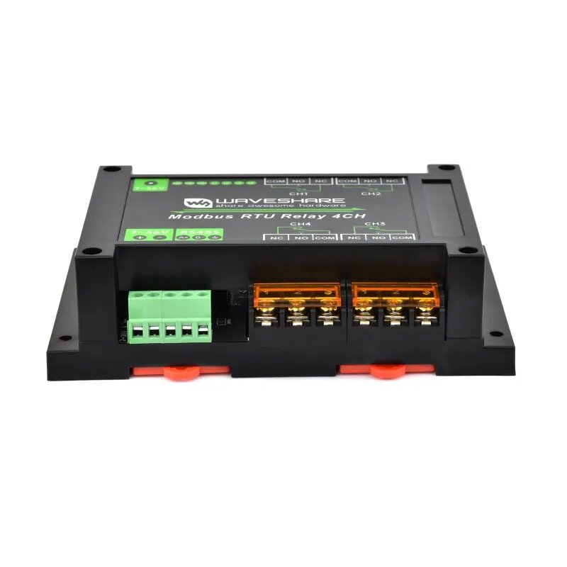 Waveshare Modbus RTU 4CH релейный модуль — фото 1