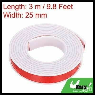 Защитная кромка для мебели U образная 25 мм, бестселлер белого цвета, длина 9.8 футов