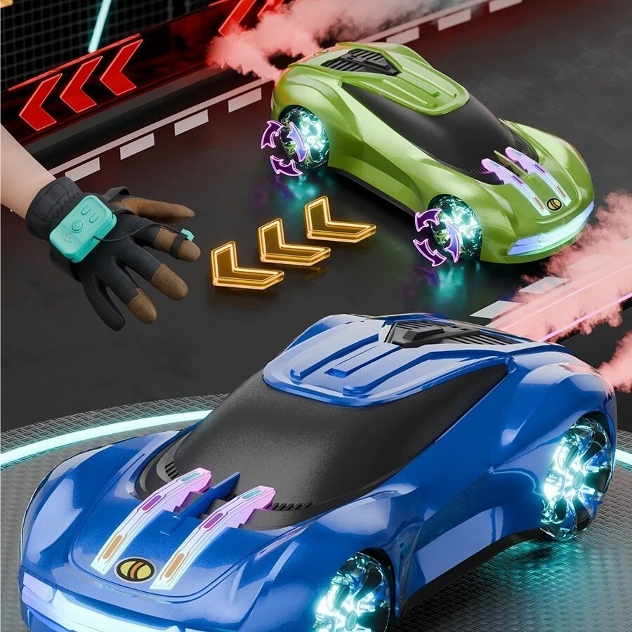 Радиоуправляемая машинка для дрифта 2.4G, новая энергетическая концептуальная машинка, крутой реактивный спортивный автомобиль, свет, музыка, двойное распыление, датчик жестов, гоночная машинка, игрушка для мальчиков.