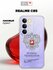 Силиконовый чехол на Realme C85 / Реалми C85 с принтом Герб с автографом