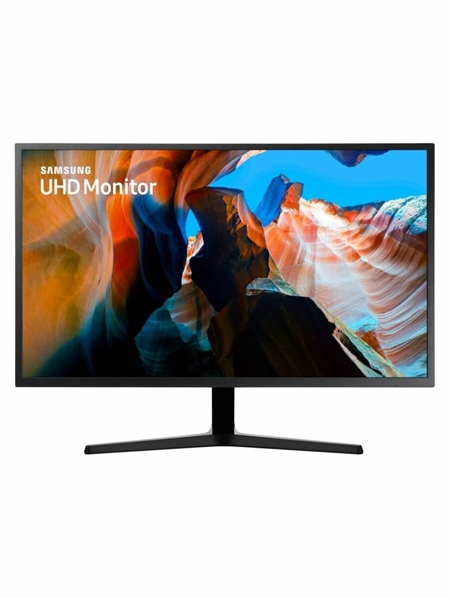 31.5" Монитор Samsung U32J590UQMXUE темно-серый 4K VA