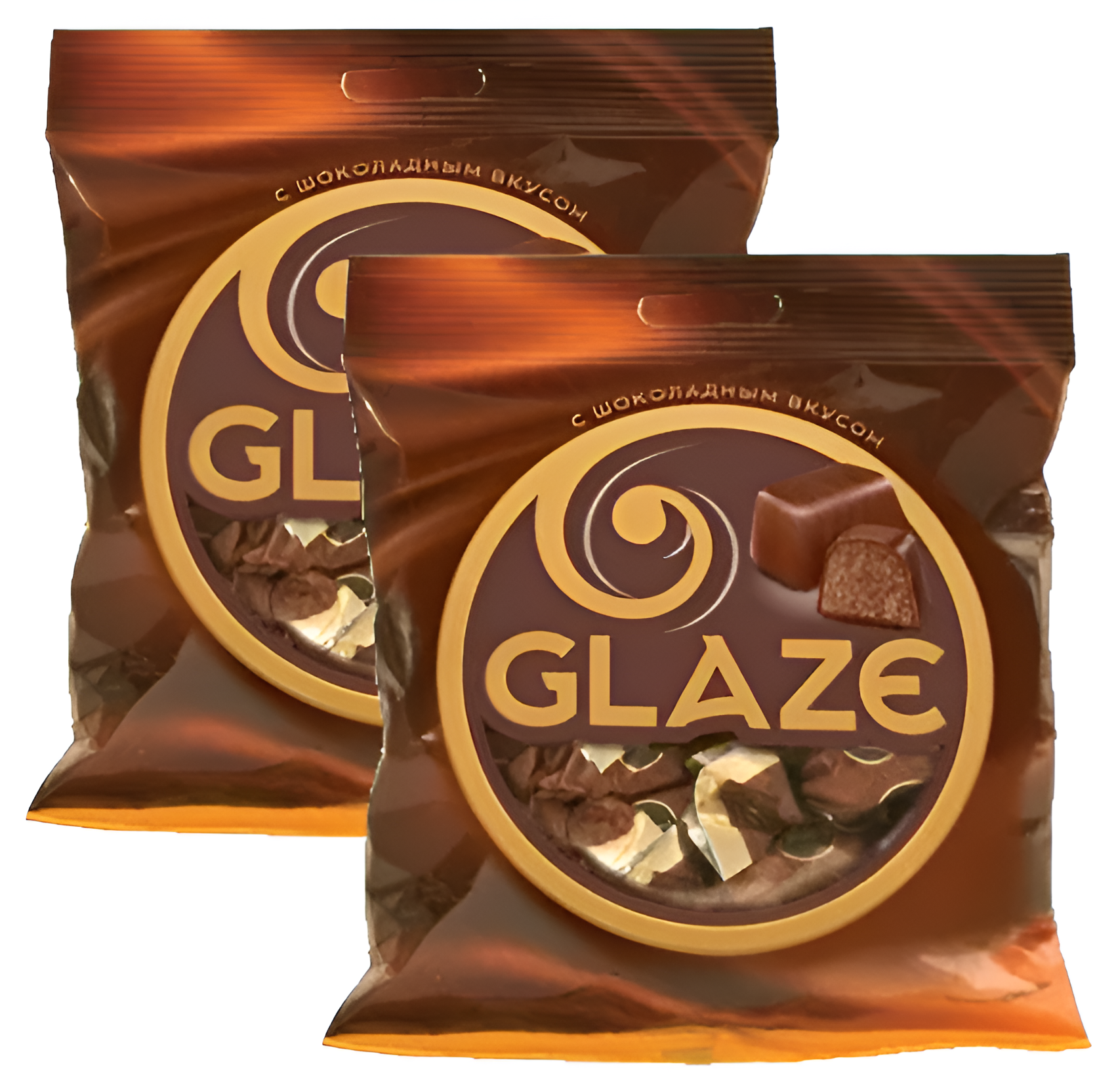 Конфеты KDV Глэйс, молочный шоколад, без глютена, 2 упаковки по 500г