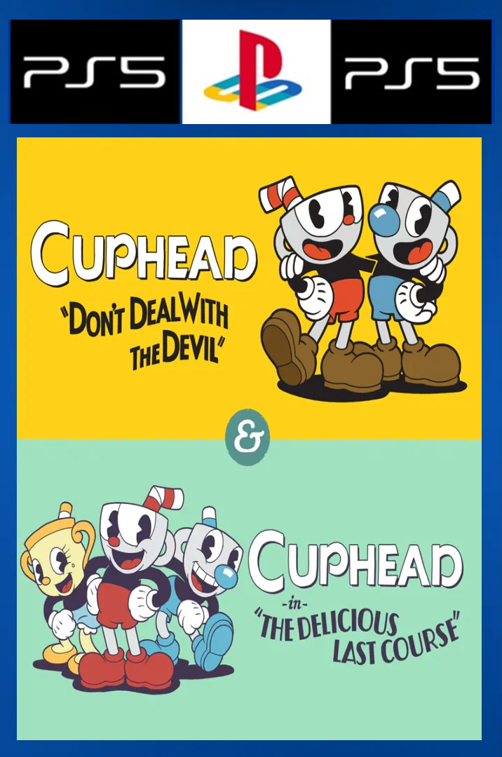 Игра Cuphead & The Delicious Last Course (2в1) для PlayStation 5, Русский язык, Цифровая версия