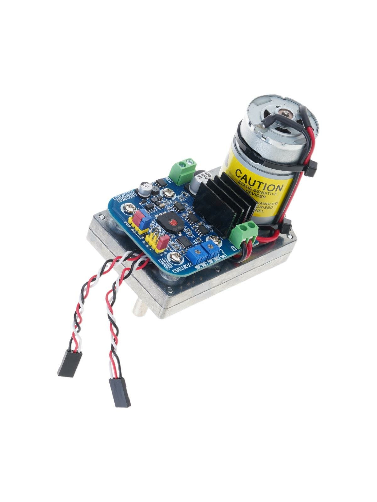 DC12V-24V ASMC-04A Цифровой сервопривод 300°MAX Модели самолетовРулевой механизм для робота