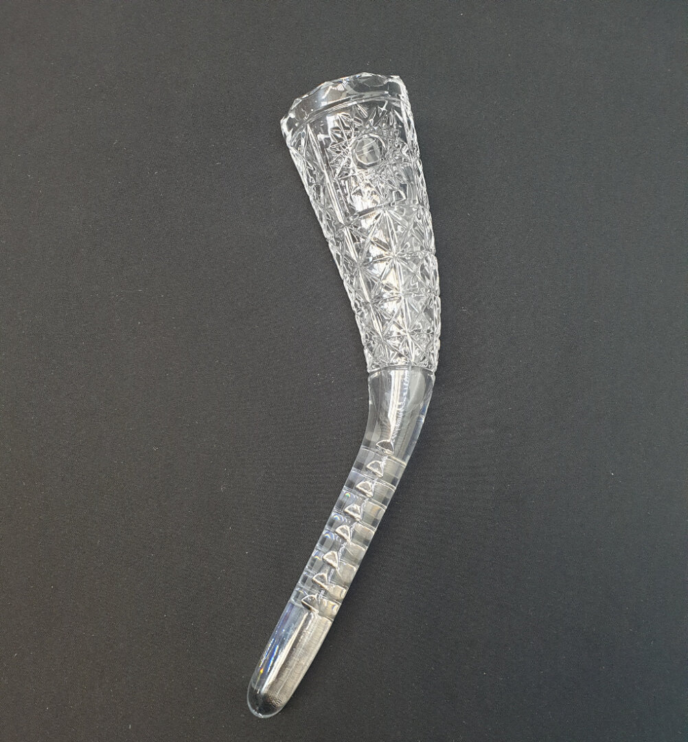 Винтажный хрустальный рог изобилия 33 см. Винтаж, СССР.