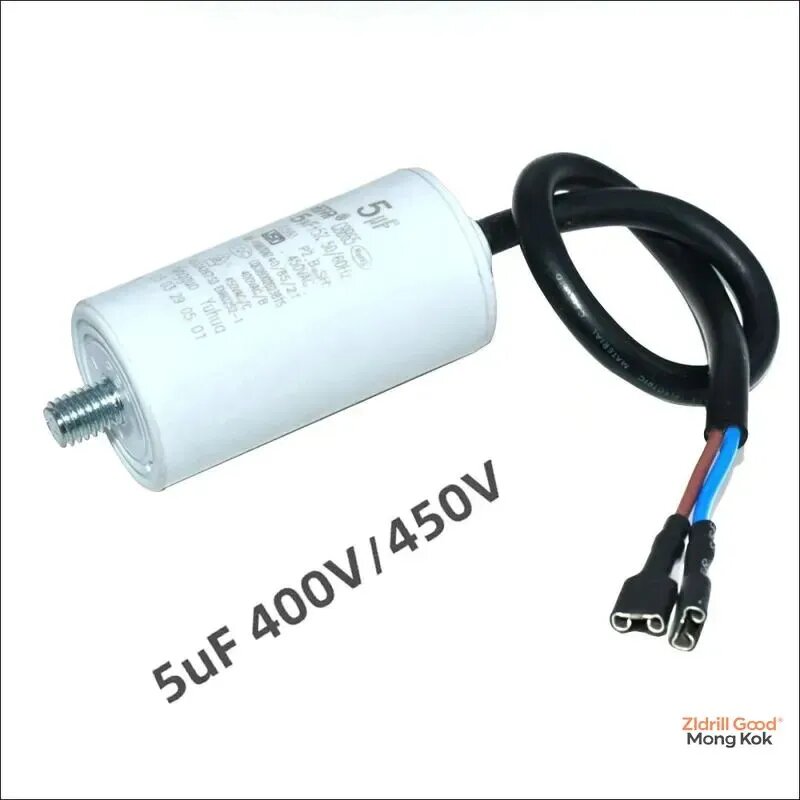 Подходит для холодильника с морозильной камерой пусковой конденсатор с проводом CBB65 5UF
