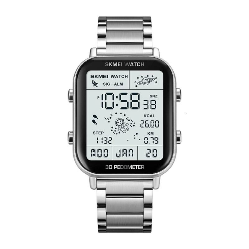 Электронные часы «Астронавт», Серебро