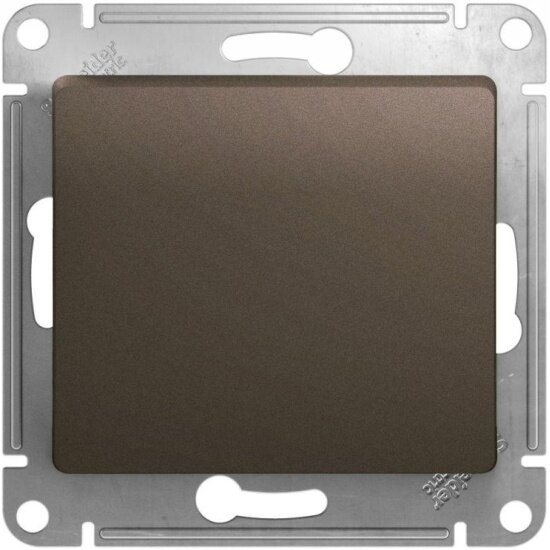 Переключатель Systeme Electric (schneider Electric) SCHNEIDER ELECTRIC 1-кл. Glossa сх. 6 10AX, Шоколад, GSL000861