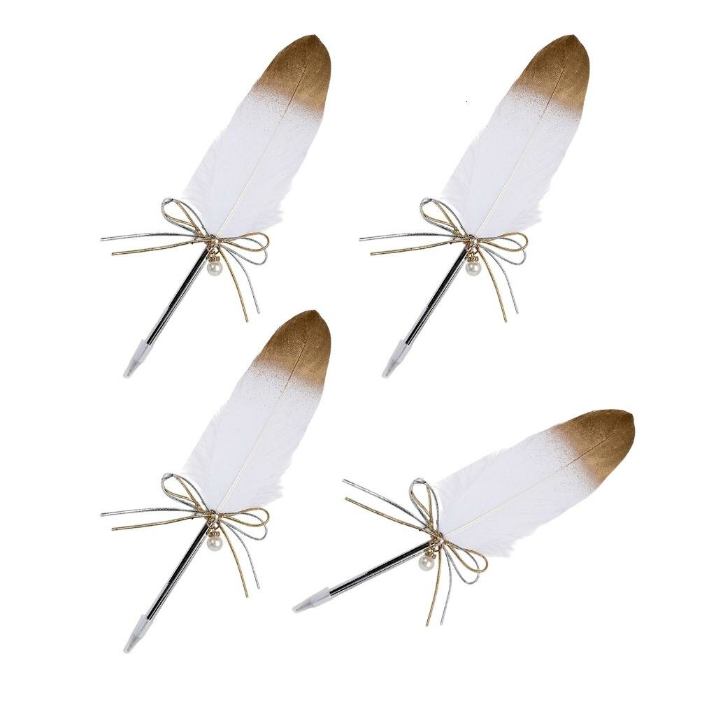 Перьевые ручки для свадьбы (4 шт.), A