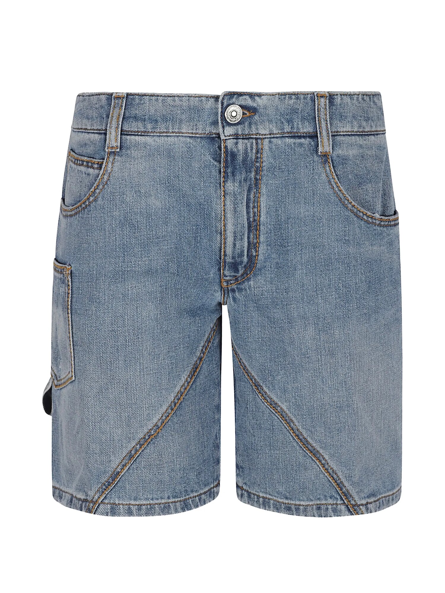 Шорты Ermanno Scervino Panelled denim shorts
