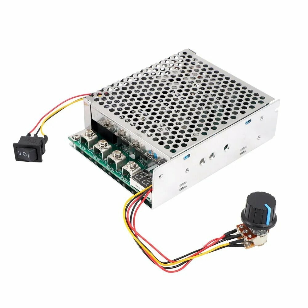 DC 10-55V 100A 3000W Регулятор скорости двигателя Реверсивный ШИМ-управление Вперед и Назад