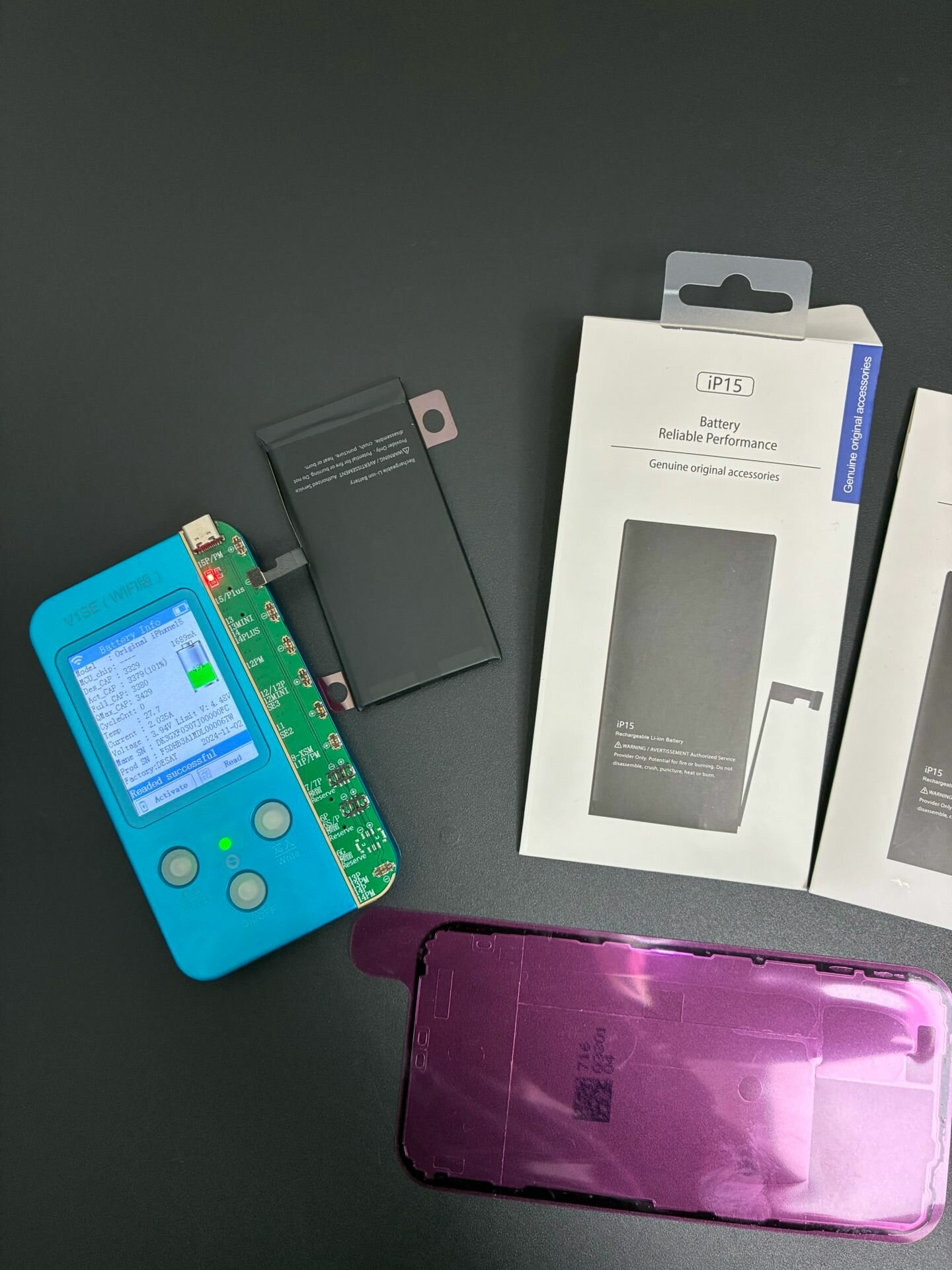 Аккумулятор Filling Capacity для iPhone 15 (на контроллере Desay) 3349 mAh (коробка)