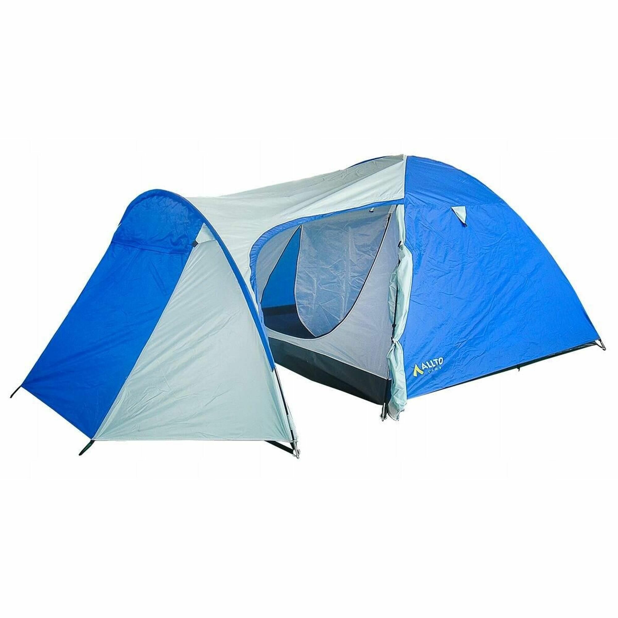 Туристическая палатка Allto Camp Alaska на 4 человека, Decathlon, Цвет: Синий, Размер: 4 человека