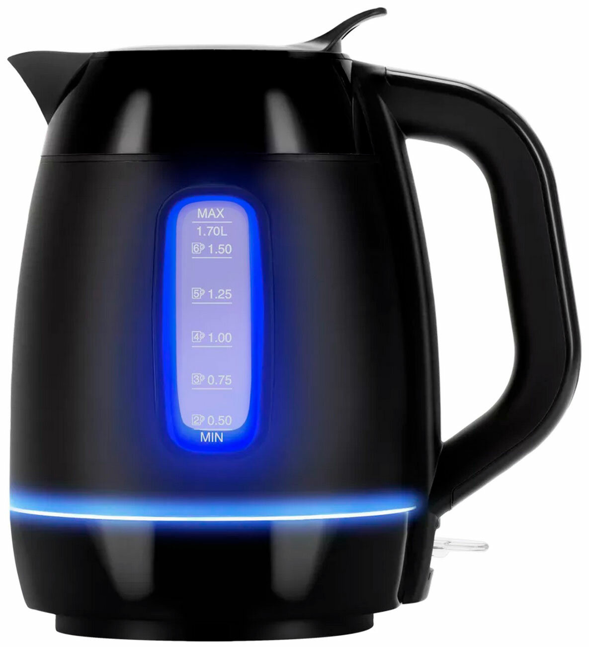 Чайник электрический Polaris PWK 0723DDW Water Way Pro, черный